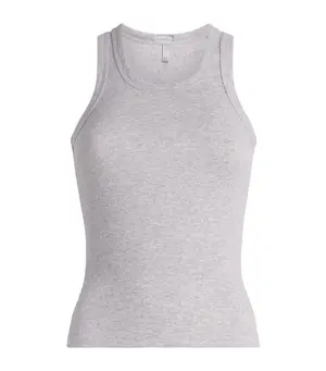 SKIMS Cotton Ribbed Cropped Tank Top