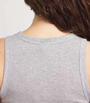 SKIMS Cotton Ribbed Cropped Tank Top