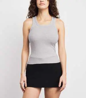 SKIMS Cotton Ribbed Cropped Tank Top