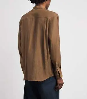 SYSTEM Hidden Button Shirt