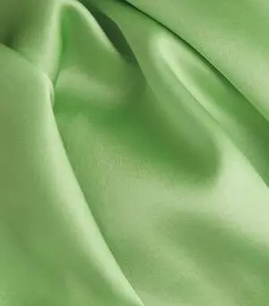 Staud Silk Asymmetric Phare Midi Dress