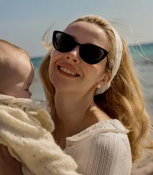 DÔEN Garrett Leight Doyenne Sunglasses - Black