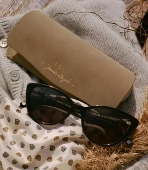 DÔEN Garrett Leight Doyenne Sunglasses - Black
