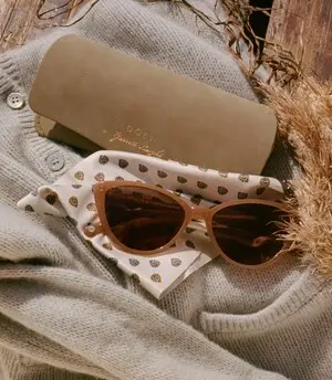 DÔEN Garrett Leight Doyenne Sunglasses - Mink