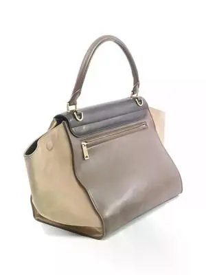 Celine 2000s Medium Trapeze Handbag - Brown