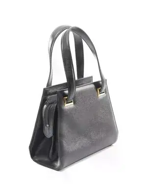 Dior 2000s Cd Logo Leather Tote Bag
