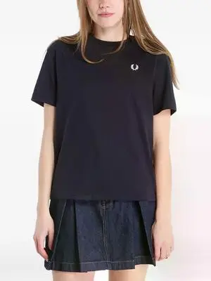 Fred Perry Crew Neck Logo T-shirt - Blue