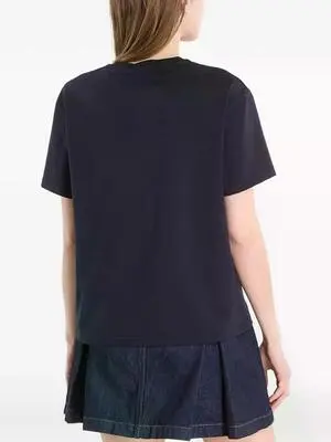 Fred Perry Crew Neck Logo T-shirt - Blue