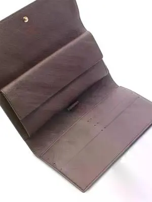 LOUIS VUITTON 2005 Portefeuil International Damier Wallet - Brown