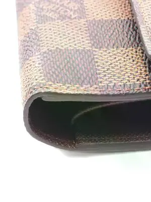 LOUIS VUITTON 2005 Portefeuil International Damier Wallet - Brown