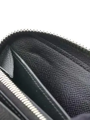 LOUIS VUITTON 2021 Zippy Organizer Nm Checked-pattern Wallet - Black