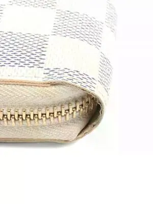 LOUIS VUITTON 2008 Damier Azur Zip-fastening Wallet - Neutrals