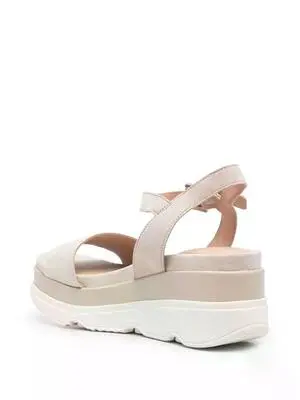 Geox Open Toe Wedge Sandals