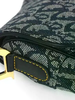 Dior 2003 Double Saddle Trotter Handbag - Blue