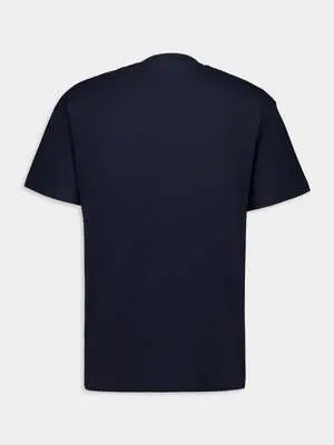 Givenchy Navy Cotton Logo T-shirt