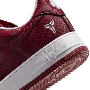 Nike Kobe Air Force 1 Low Shoes - Red