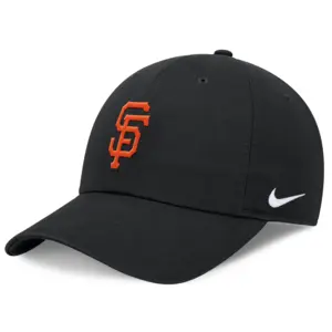 Nike San Francisco Giants Evergreen Club Mlb Adjustable Hat - Black