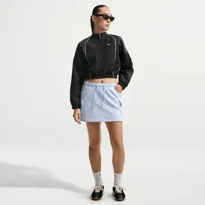 Nike Sportswear Phoenix Fleece Mid-rise Cargo Miniskirt - Blue