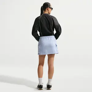 Nike Phoenix Fleece Mid-rise Cargo Miniskirt