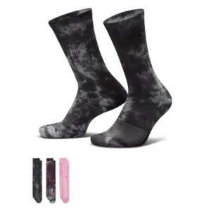 JORDAN Everyday Plus Festival Crew Socks - Black