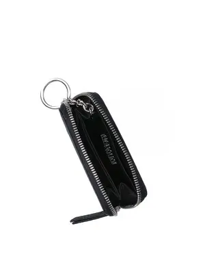 MAISON MARGIELA Zip Wallet "four Stitches - Black