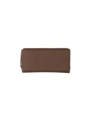 MAISON MARGIELA Zip Wallet "four Stitches - Brown