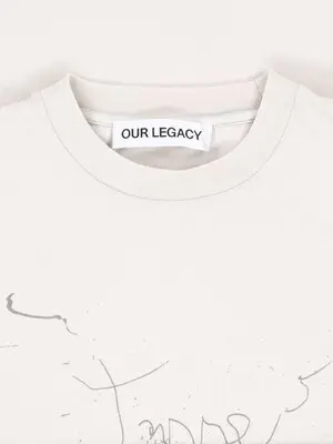 Our Legacy T-shirt "box - Cream