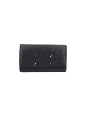 MAISON MARGIELA Four Stitches" Chain Wallet - Black