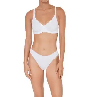 HUIT Coton Bio Underwire Bra - White
