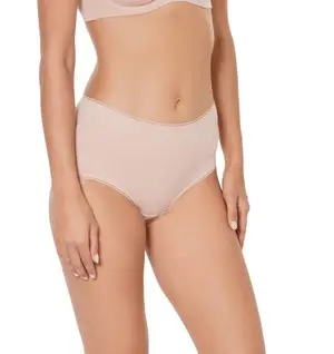 HUIT High Waisted Bikini Bottom Blush