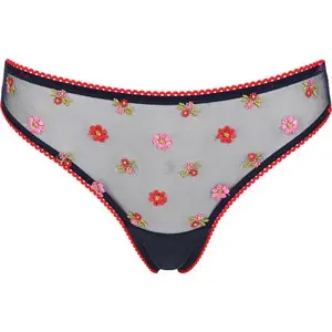 HUIT Bisou Lace Tanga - Navy