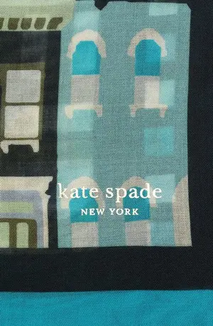 Kate Spade New York Nyc Map Oblong Scarf