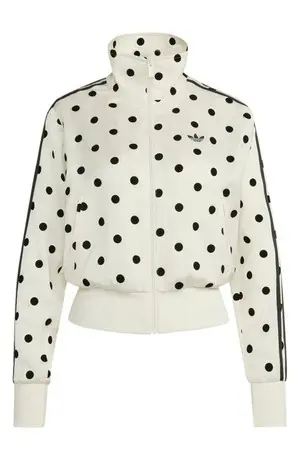 ADIDAS ORIGINALS Firebird Polka Dot Satin Track Jacket
