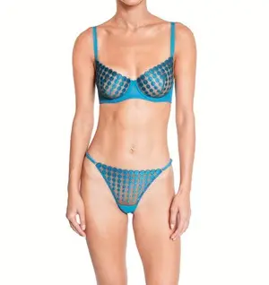 HUIT Deco Dots Lace Underwire Bra
