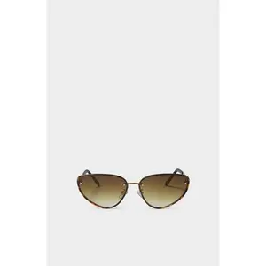 KATIE LOXTON Saint-tropez Sunglasses - Brown Tortoiseshell