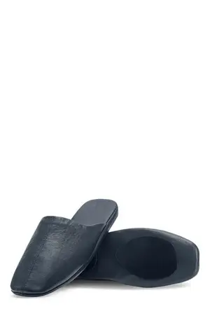 TOGAS Glen Leather Slippers - Blue