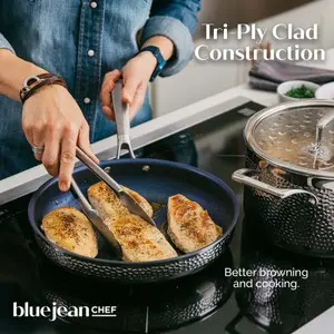 BLUE JEAN CHEF 9-piece Stainless Steel Cookware Set