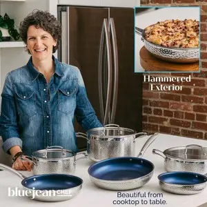 BLUE JEAN CHEF 9-piece Stainless Steel Cookware Set