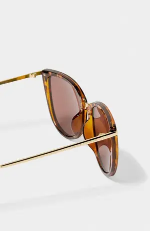 KATIE LOXTON Sardinia Sunglasses - Tortoiseshell