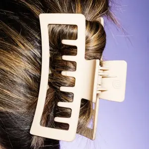 GIMME BEAUTY Thick Rectangle Double Teeth Claw Clip