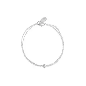 SET & STONES Lennan Love Knot Bracelet - Silver