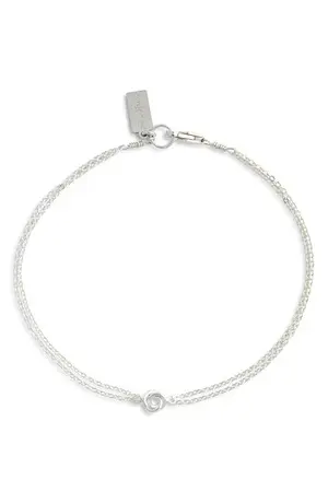 SET & STONES Lennan Love Knot Bracelet - Silver