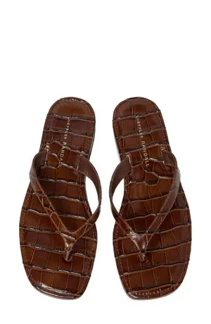LOEFFLER RANDALL Lina Flip Flop - Espresso