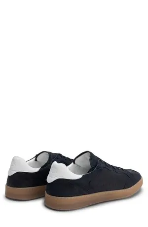 Robert Barakett Rodney Court Leather Sneaker - Blue Night