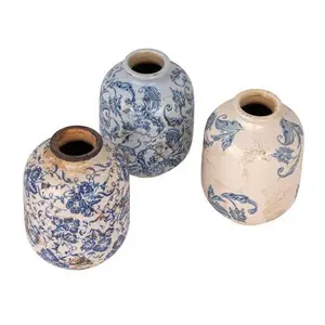 STORIED HOME Vases With Heavy Distressing