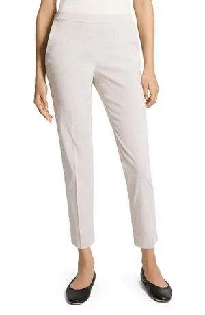 Theory Stretch Linen Trousers