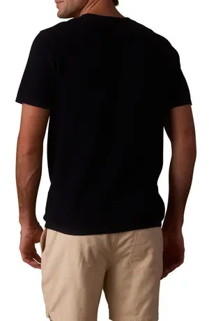 THE NORMAL BRAND Driftknit Short Sleeve Sweater - Navy