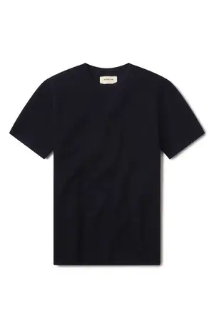 THE NORMAL BRAND Driftknit Short Sleeve Sweater - Navy