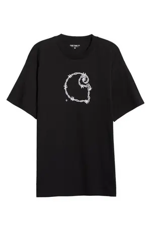 Carhartt Work In Progress Barbwire Organic Cotton Graphic T-shirt