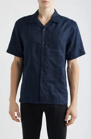 Vince Embroidered Shirts For Men